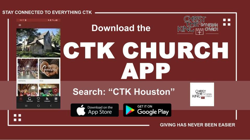 Download the CTK App | Christ The King Lutheran Church